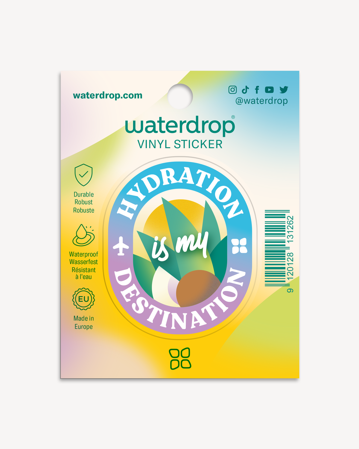 Limited Edition Bottle Sticker: Order now | waterdrop®