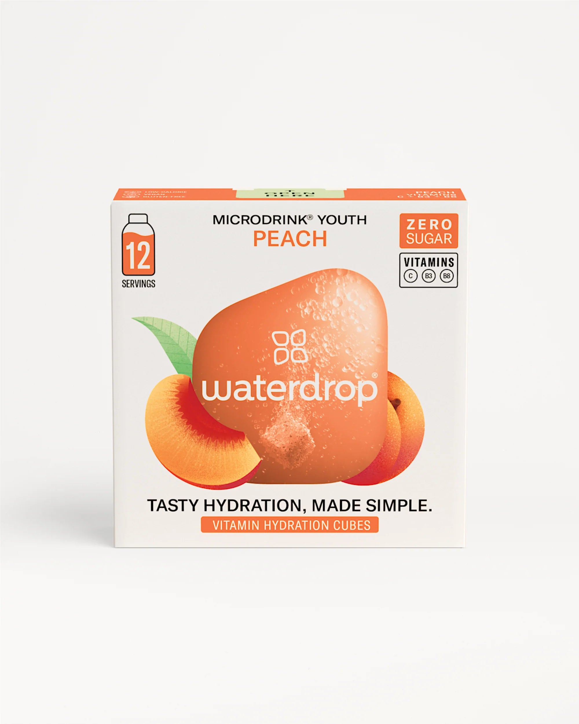 PEACH 12-Pack Microdrink: Order now | waterdrop®