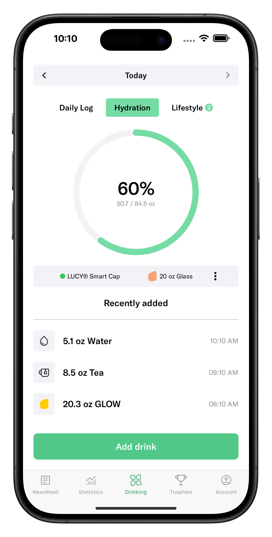 Hydration App: Track your water intake | waterdrop®