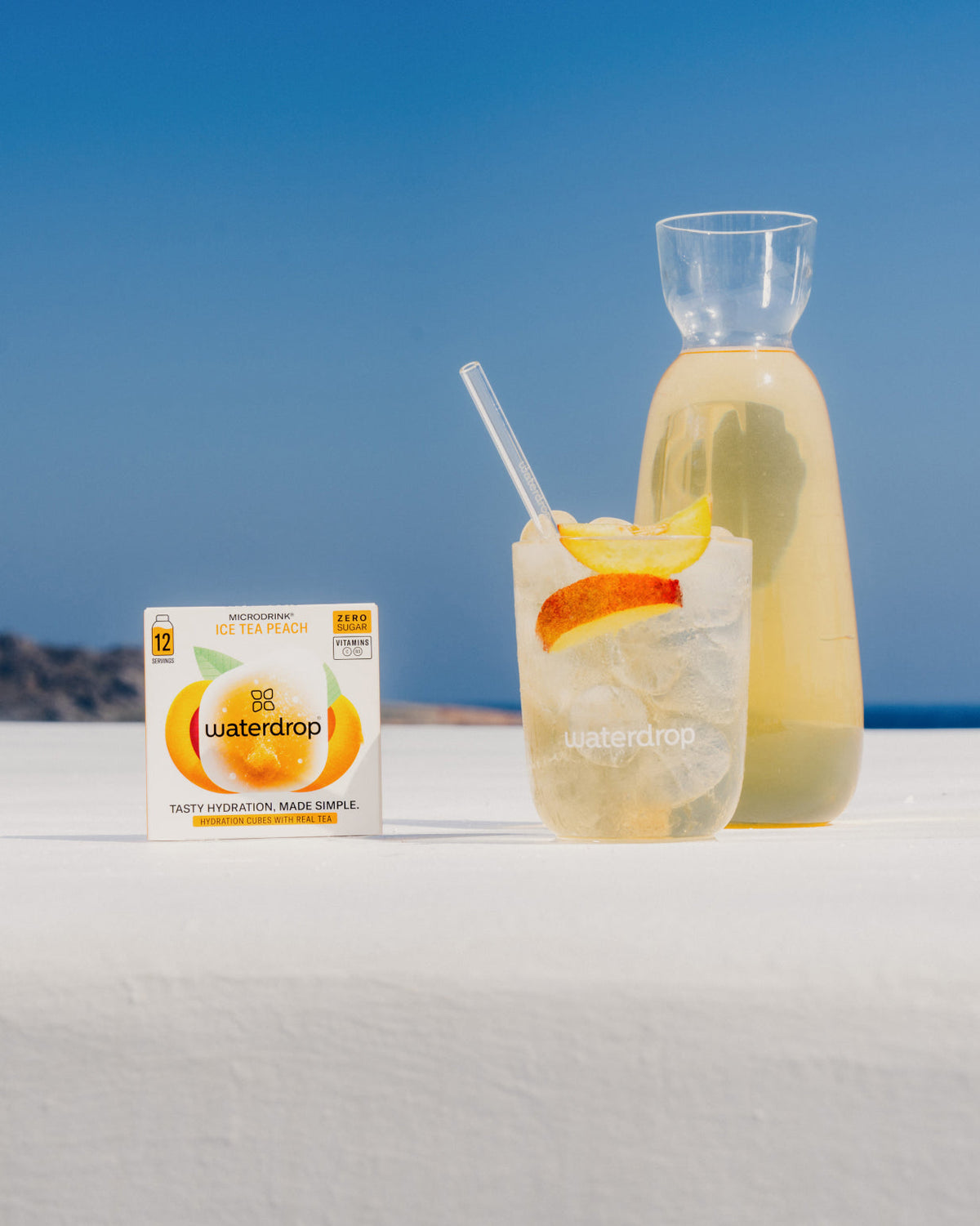 Microdrink ICE TEA PEACH: Order now | waterdrop®