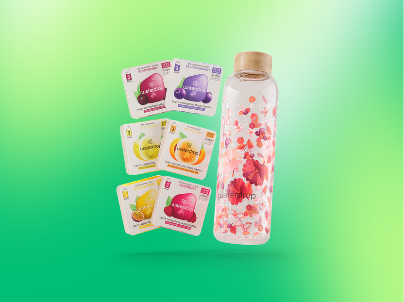 Variety packs - Hydration cubes & water bottle | waterdrop®